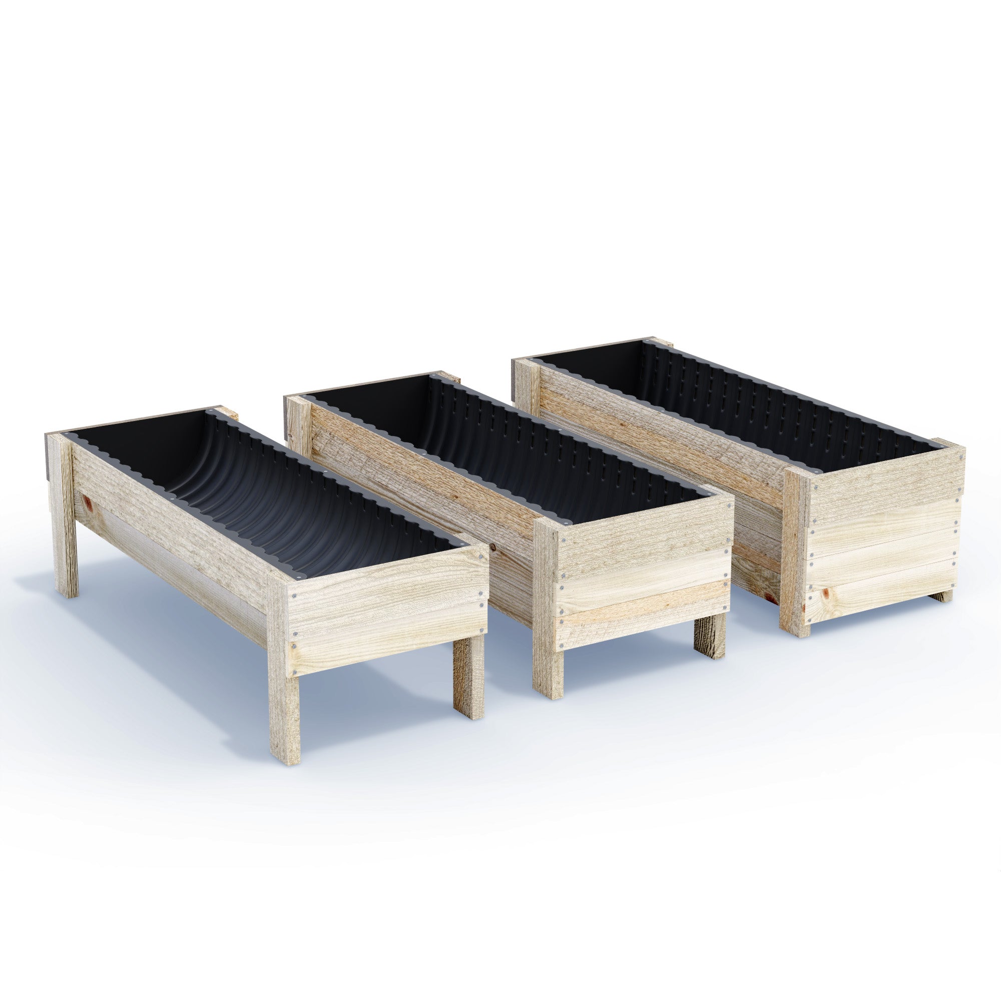 Large Timber Planter Box Kits 50cm High | Corrogarden – Corrogarden Pty Ltd