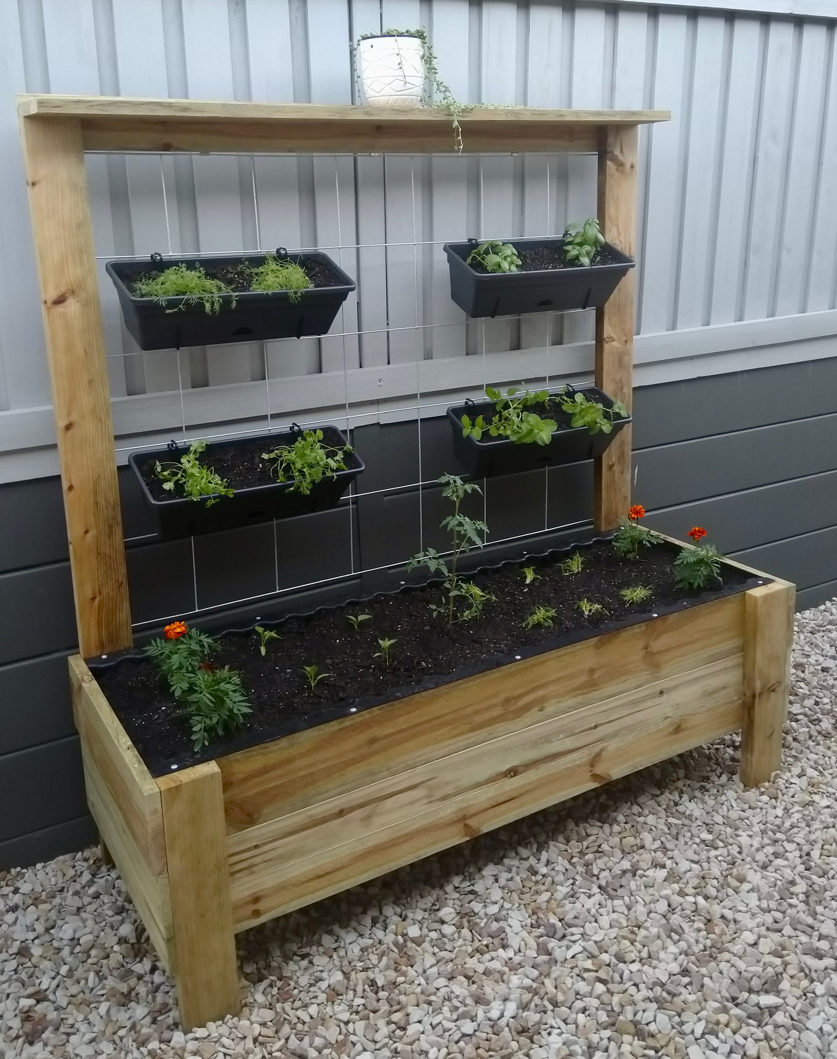 Raised Garden Bed On Legs | Corrogarden